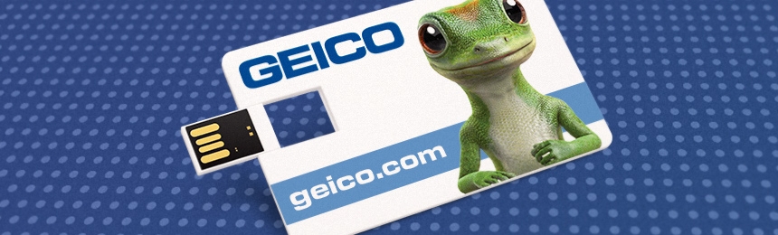 Micro Flip Wallet Card USB Flash Drive CustomUSB