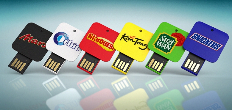 Square Clip USB Flash Drive CustomUSB