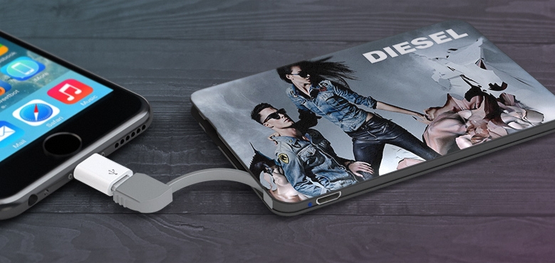 Powercard Mobile Charger (2500mAh) CustomUSB