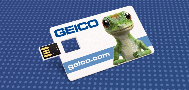 Micro Flip Wallet Card USB Flash Drive CustomUSB