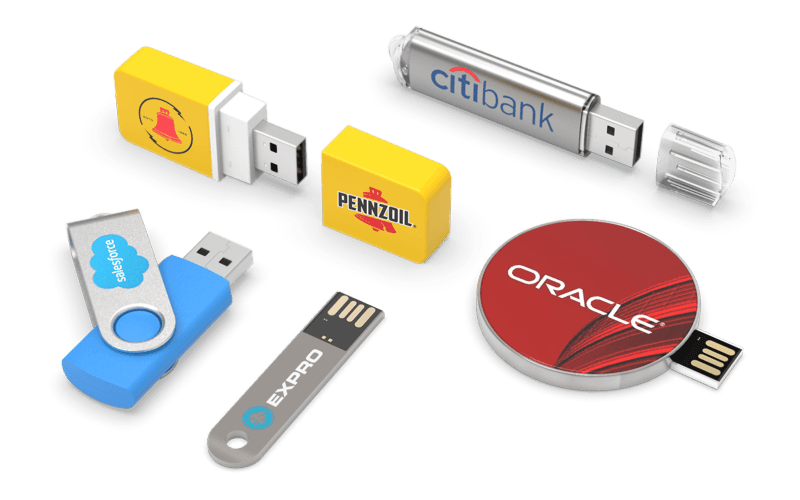 Custom USB Flash Drives in Bulk with No Minimums Delivered Next Day ...