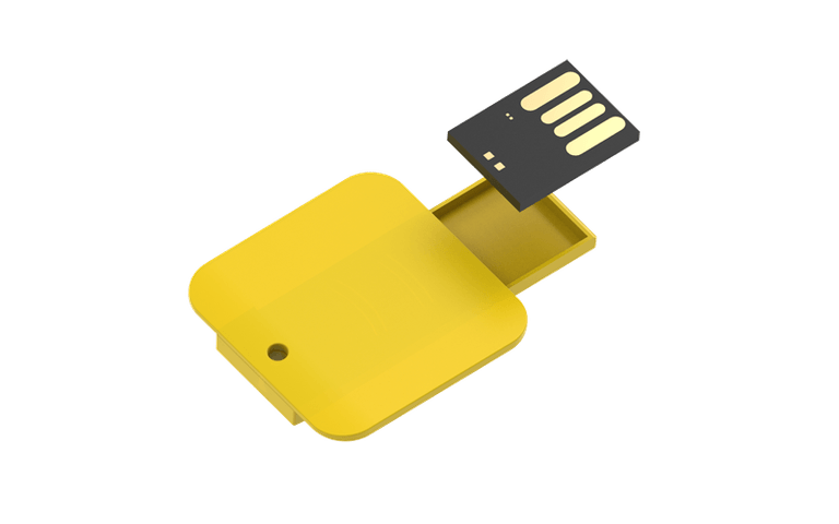 Square Clip USB Flash Drive | CustomUSB